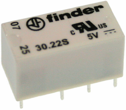 Finder Relay 30.22S 5V :: Relays :: Electromechanical :: Electronic ...